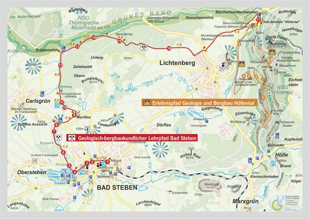 Geologisch-bergbaukundlicher-Lehrpfad - Bad Steben